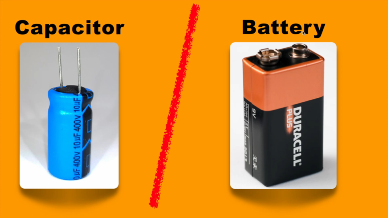 Capacitor vs. Battery: What’s the Difference? - ElectronicsHacks