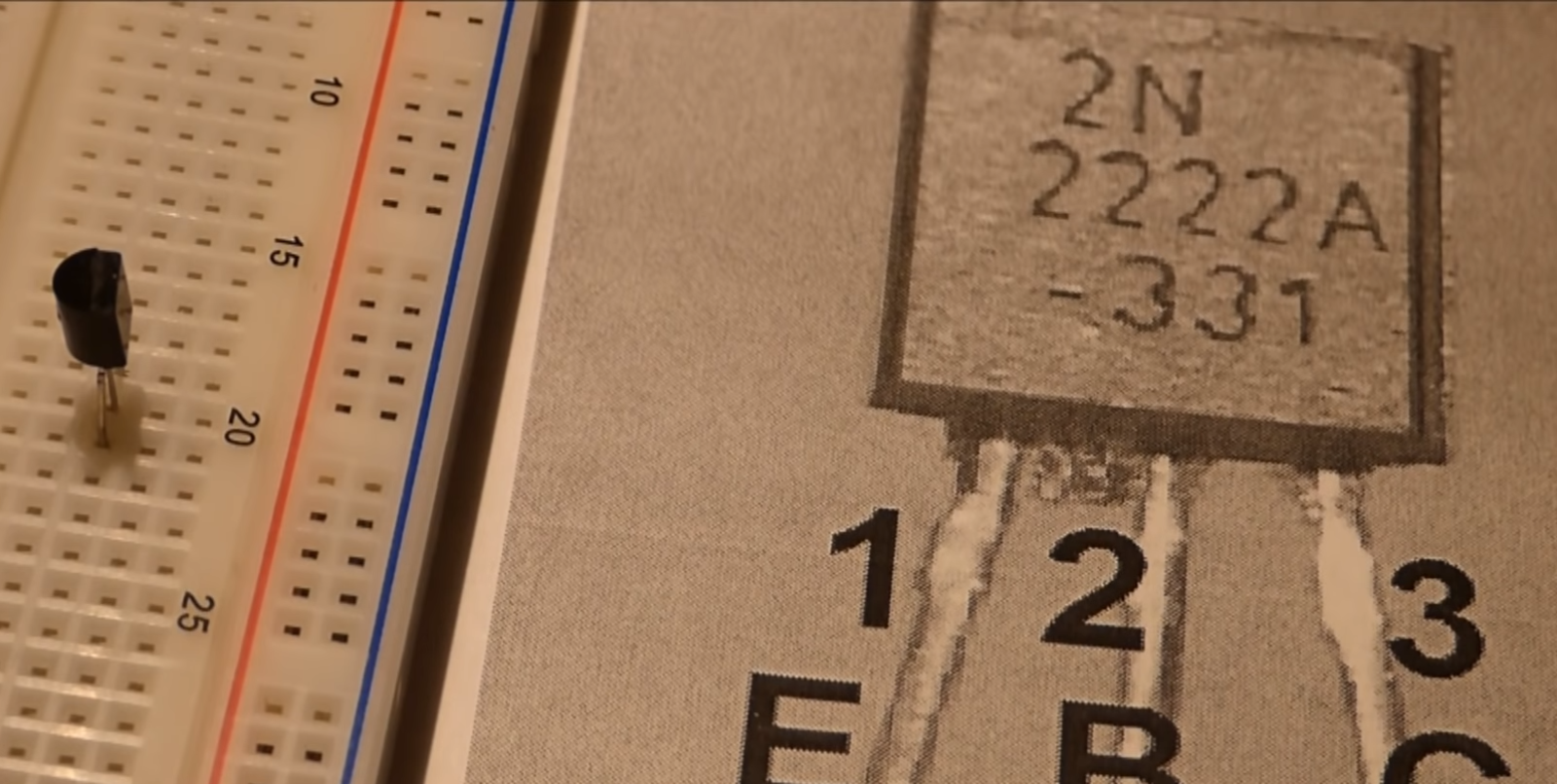 2N2222 Transistor Pinout - ElectronicsHacks