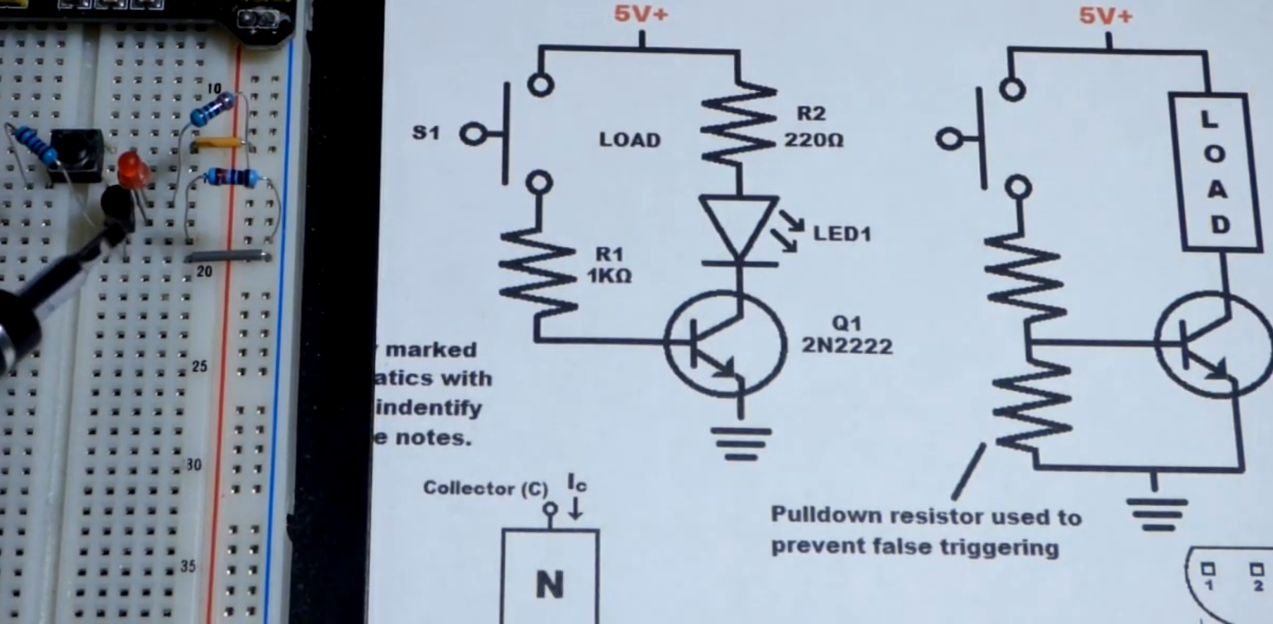 2N2222 Transistor Pinout - ElectronicsHacks