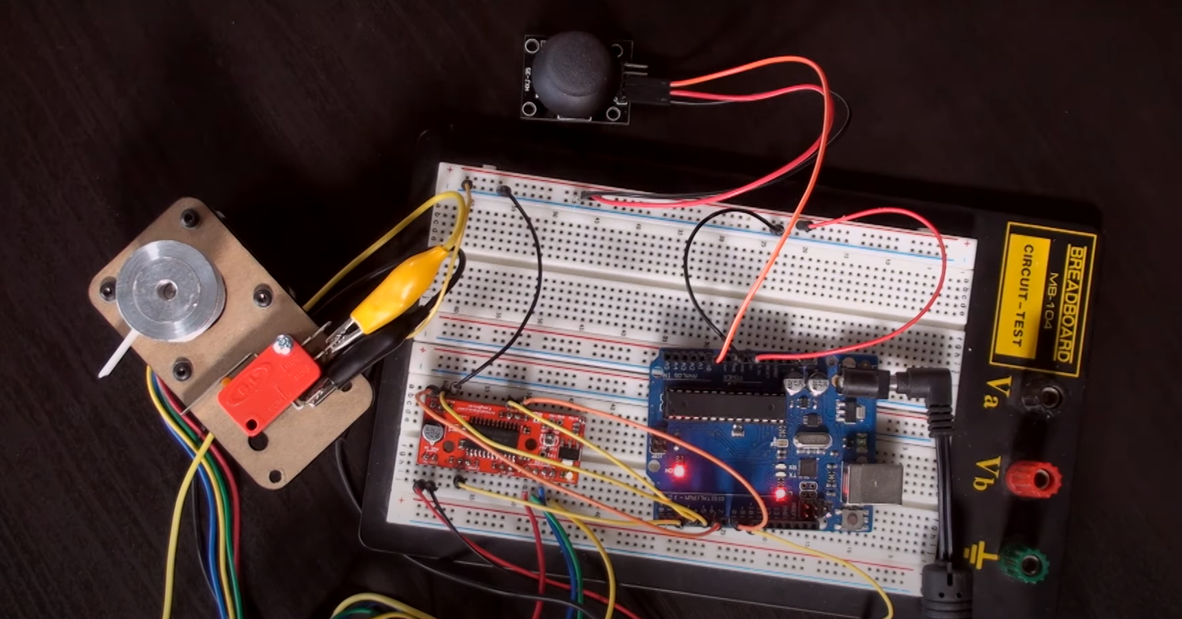 Arduino Uno Limit Switch Interfacing and Programming - ElectronicsHacks