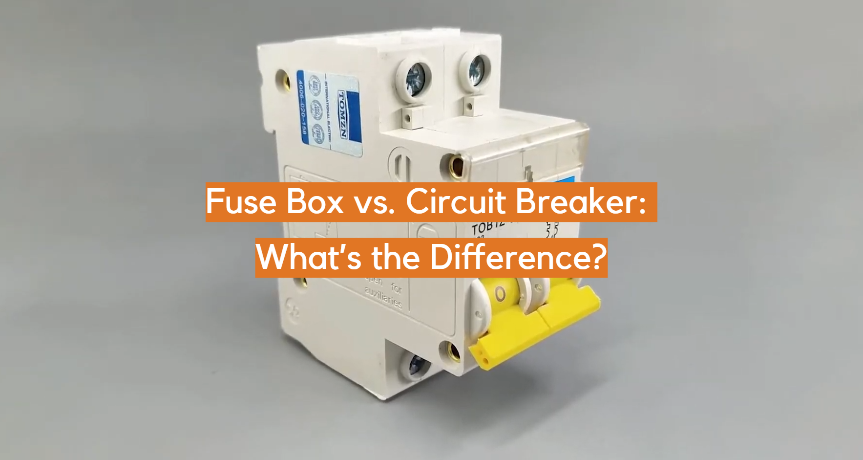 Fuse Box vs. Circuit Breaker: What’s the Difference? - ElectronicsHacks