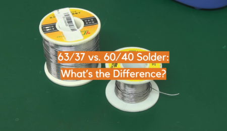 63/37 vs. 60/40 Solder: What’s the Difference? - ElectronicsHacks