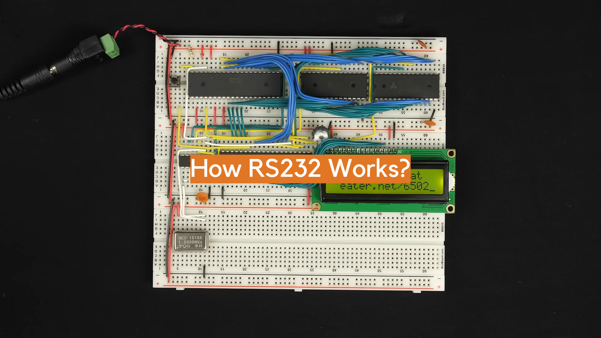 How RS232 Works? - ElectronicsHacks
