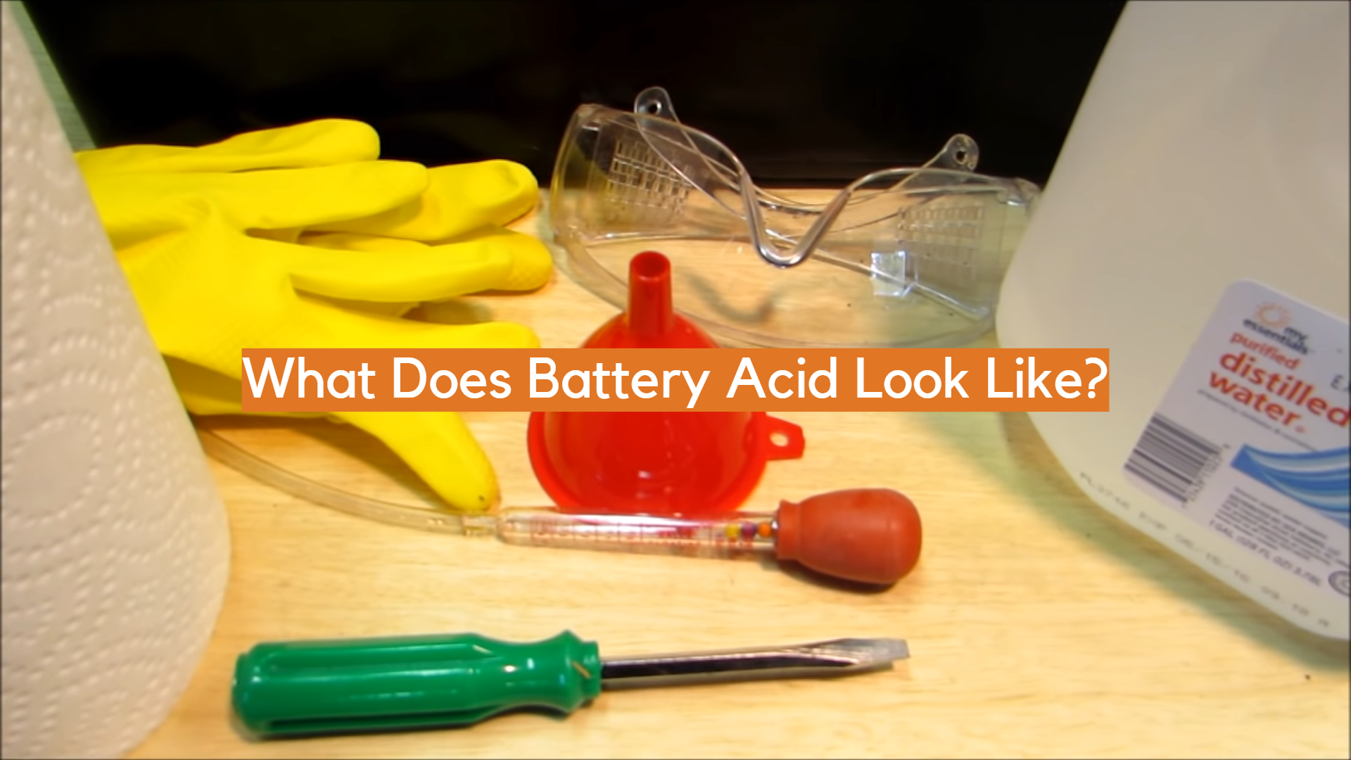 What Does Battery Acid Look Like Electronicshacks